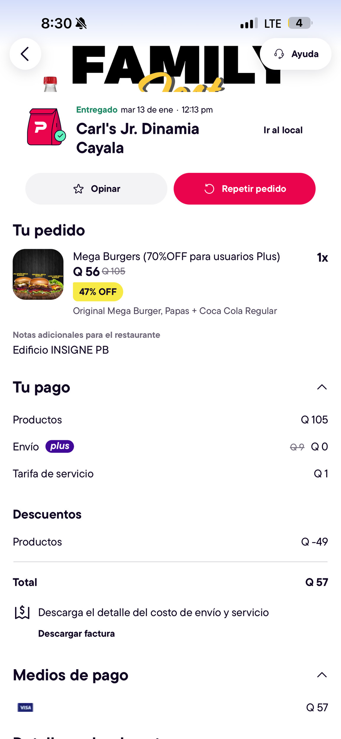 Food Poisoning Reports - Carl's Jr Ciudad de Guatemala