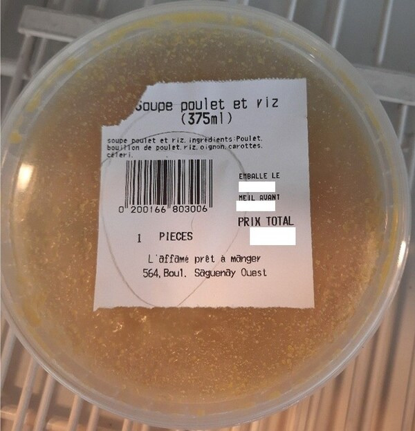 L'Affamé ready-to-eat Various Products recalled due to Undeclared Allergen